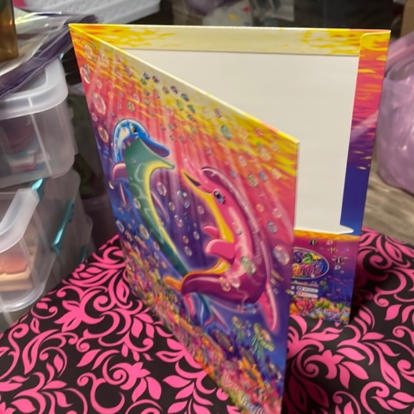 Lisa Frank | Office | Lisa Frank Dancing Dolphins Folder | Poshmark
